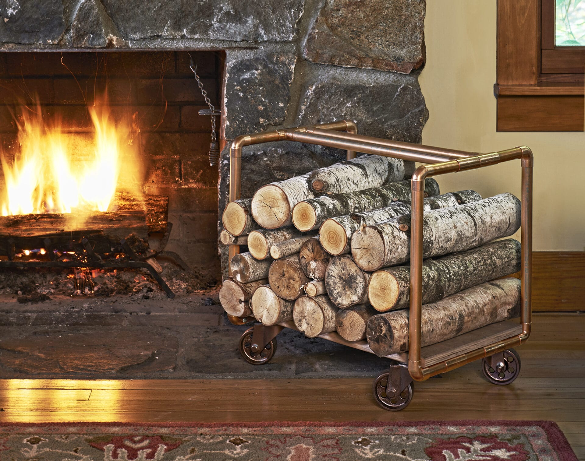 How To Build a Log Holder - This Old House