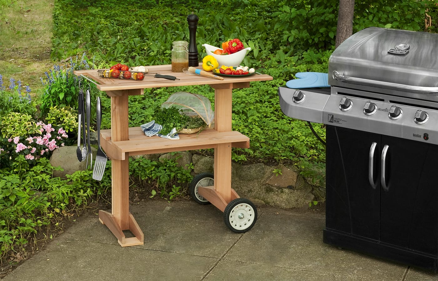 How To Build a Rolling Grill Table - This Old House