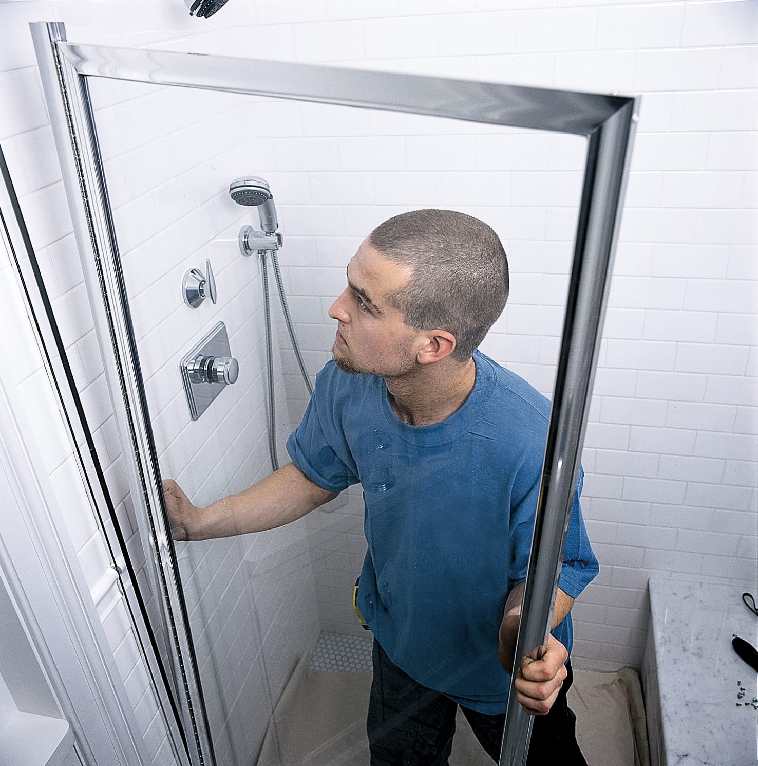 How To Install a Shower Door - This Old House