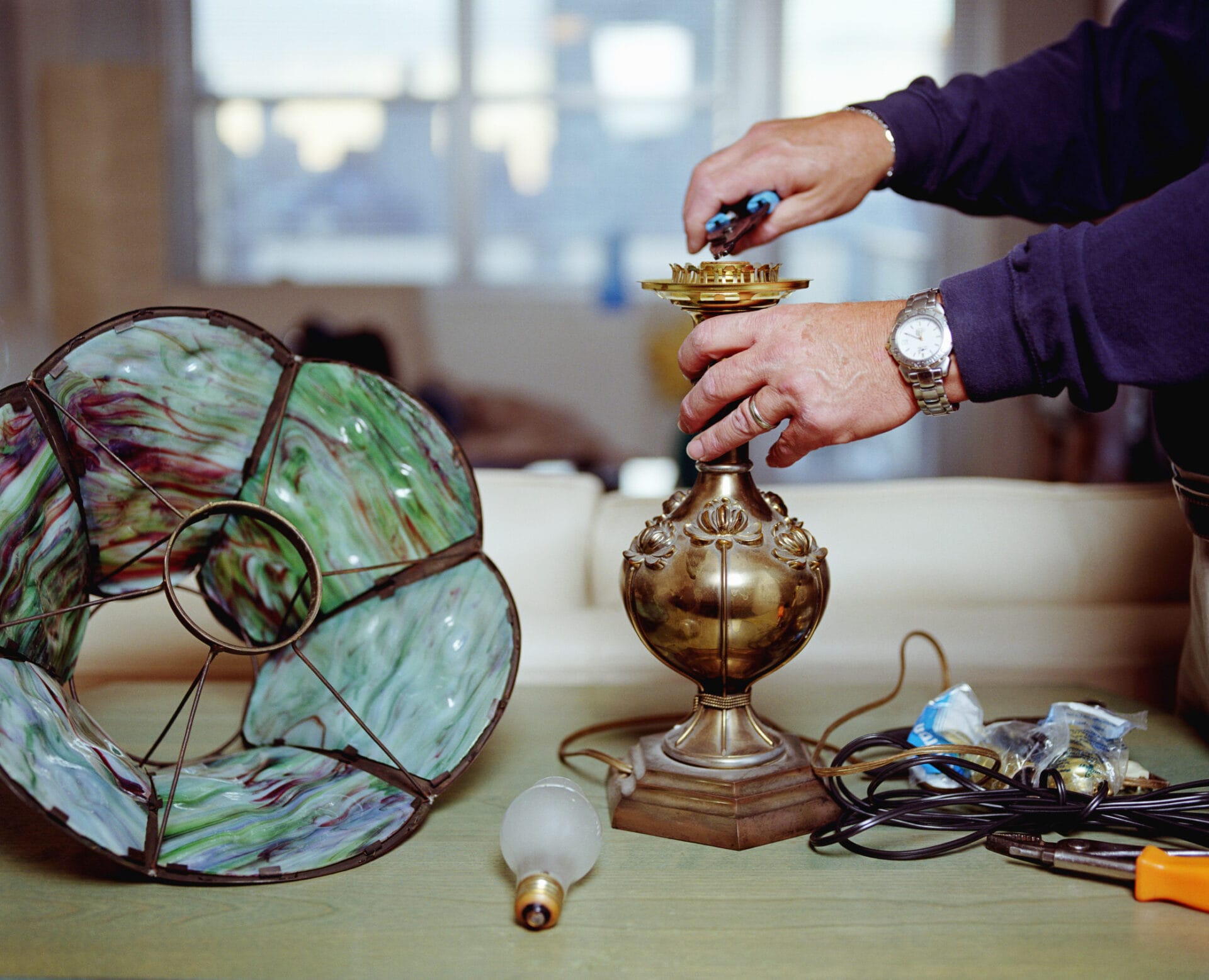 How To Rewire a Lamp - This Old House
