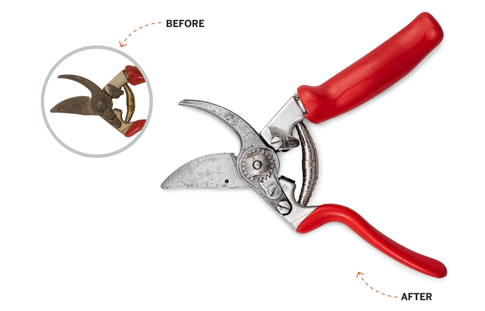 How To Clean Rusty Pruners - This Old House