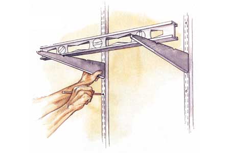 What You Need to Know to Install and Level Shelves - This Old House