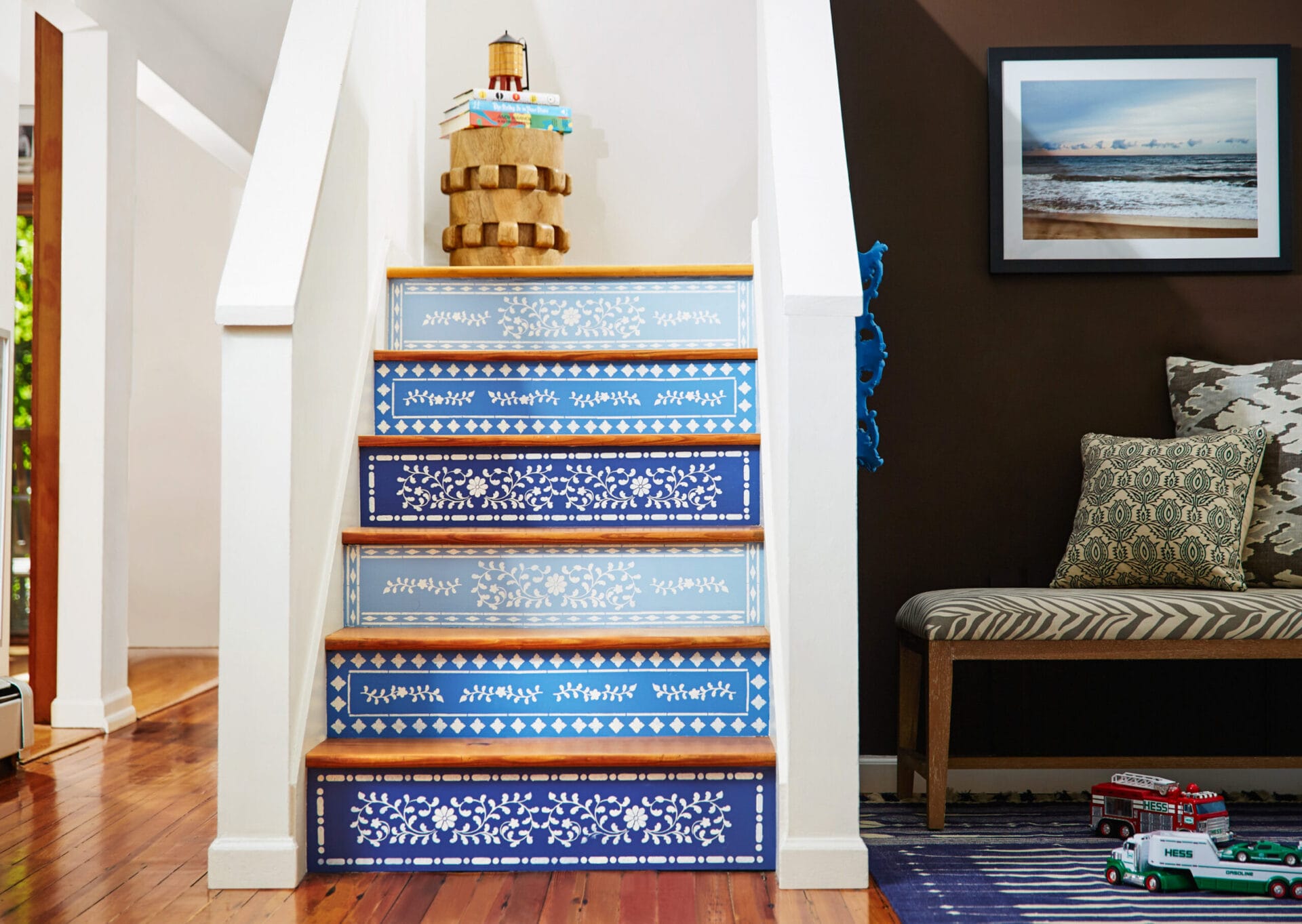 Stencil Ideas for Stair Risers - This Old House
